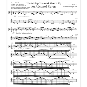 The 6 Step Trumpet Warm Up for Advanced Players | Learn Lead Trumpet